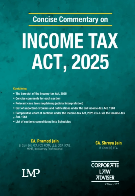 Concise Commentary on Income Tax Act, 2025 - Triokart
