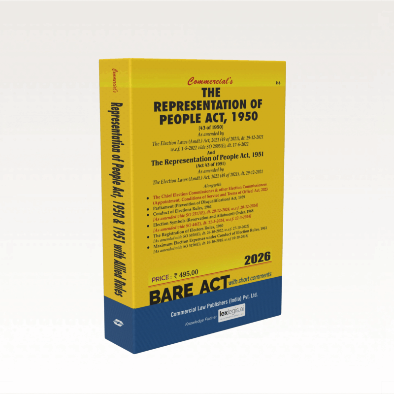Representation of the People Act, 1950 & Representation of the People ...